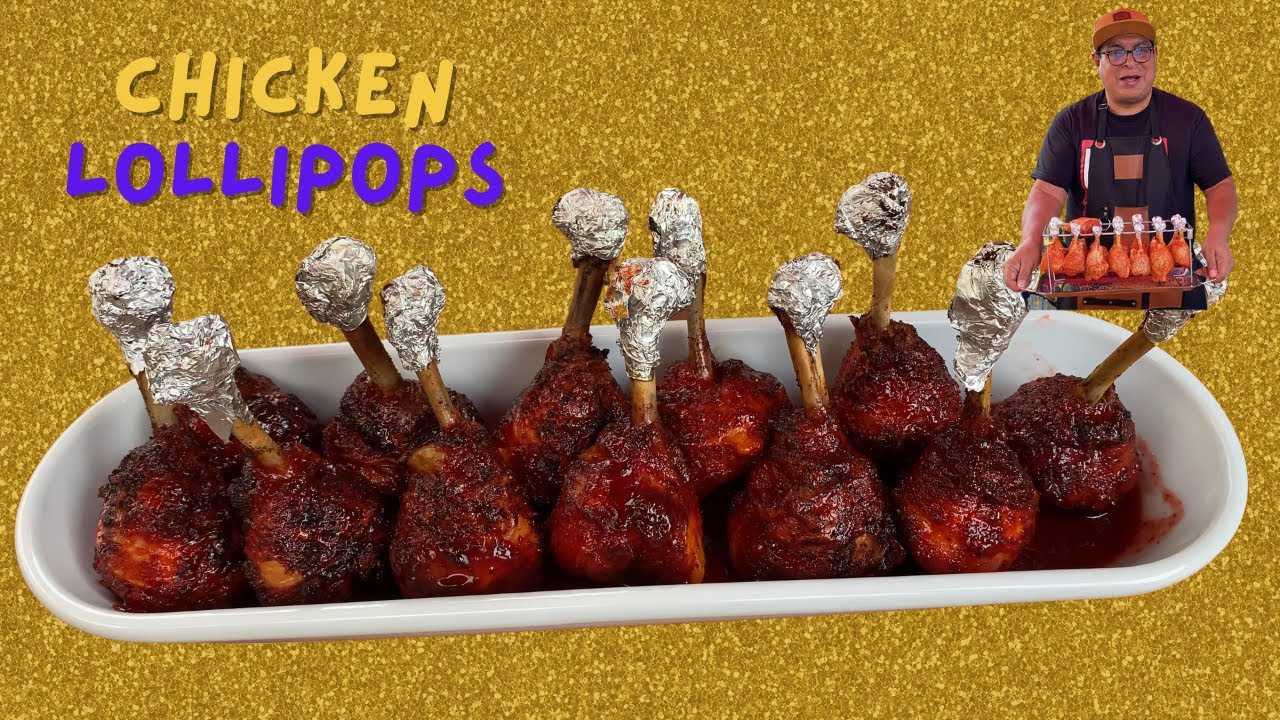 Chicken Lollipops (piernitas de pollo asadas). - YouTube