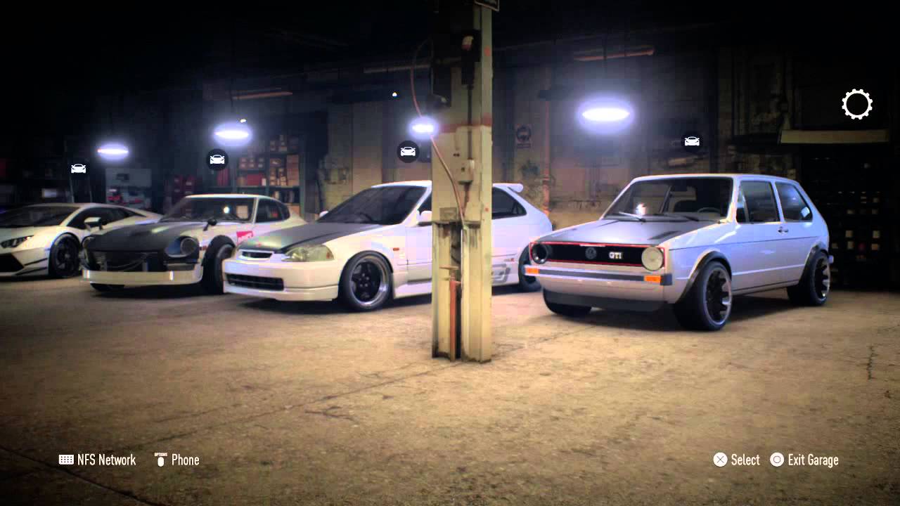 Nfs 2015 My garage - YouTube