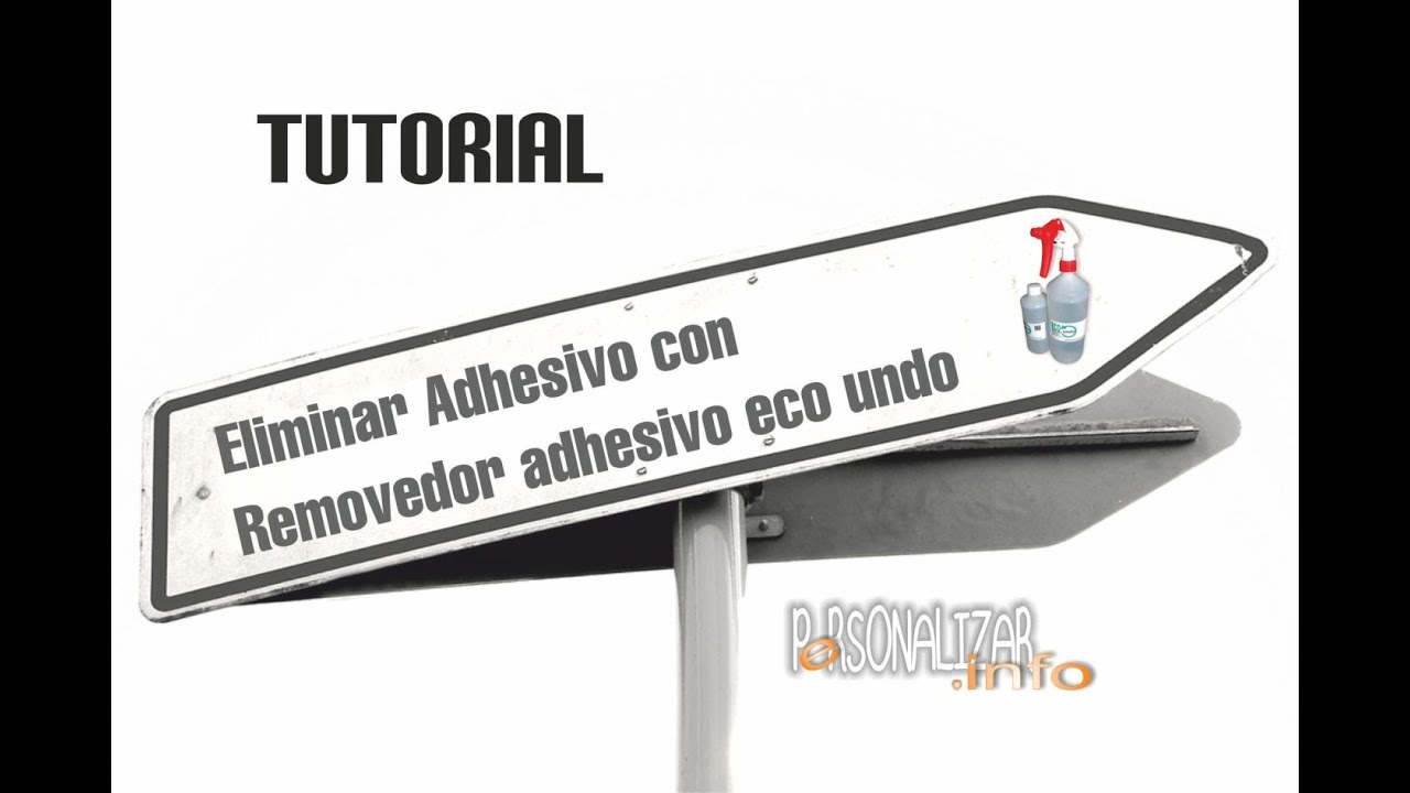 Removedor adhesivo y Eliminador Adhesivo eco undo - YouTube