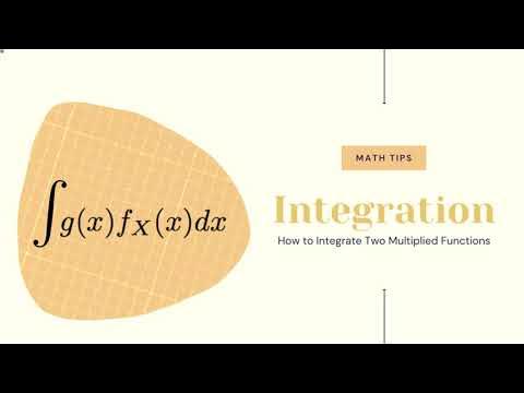 How to integrate two multiplied functions - YouTube