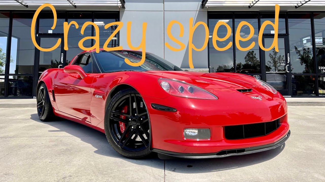 chevrolet corvette zo6 crazy speed - YouTube