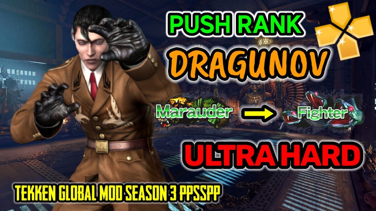 GASSPOL KE RANK FIGHTER GAESS...PUSH RANK DRAGUNOV GHOST BATTLE TEKKEN ...