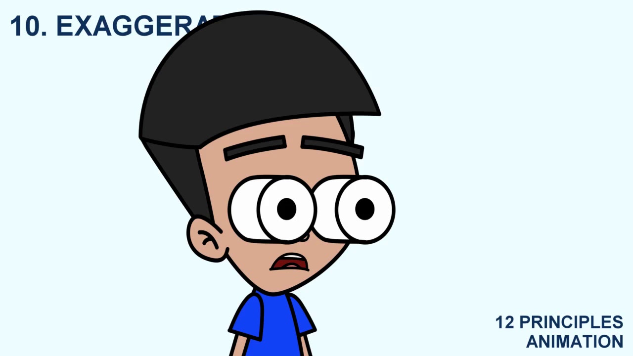 10. Exaggeration - Contoh 12 Prinsip Animasi Indonesia (2D Cartoon ...
