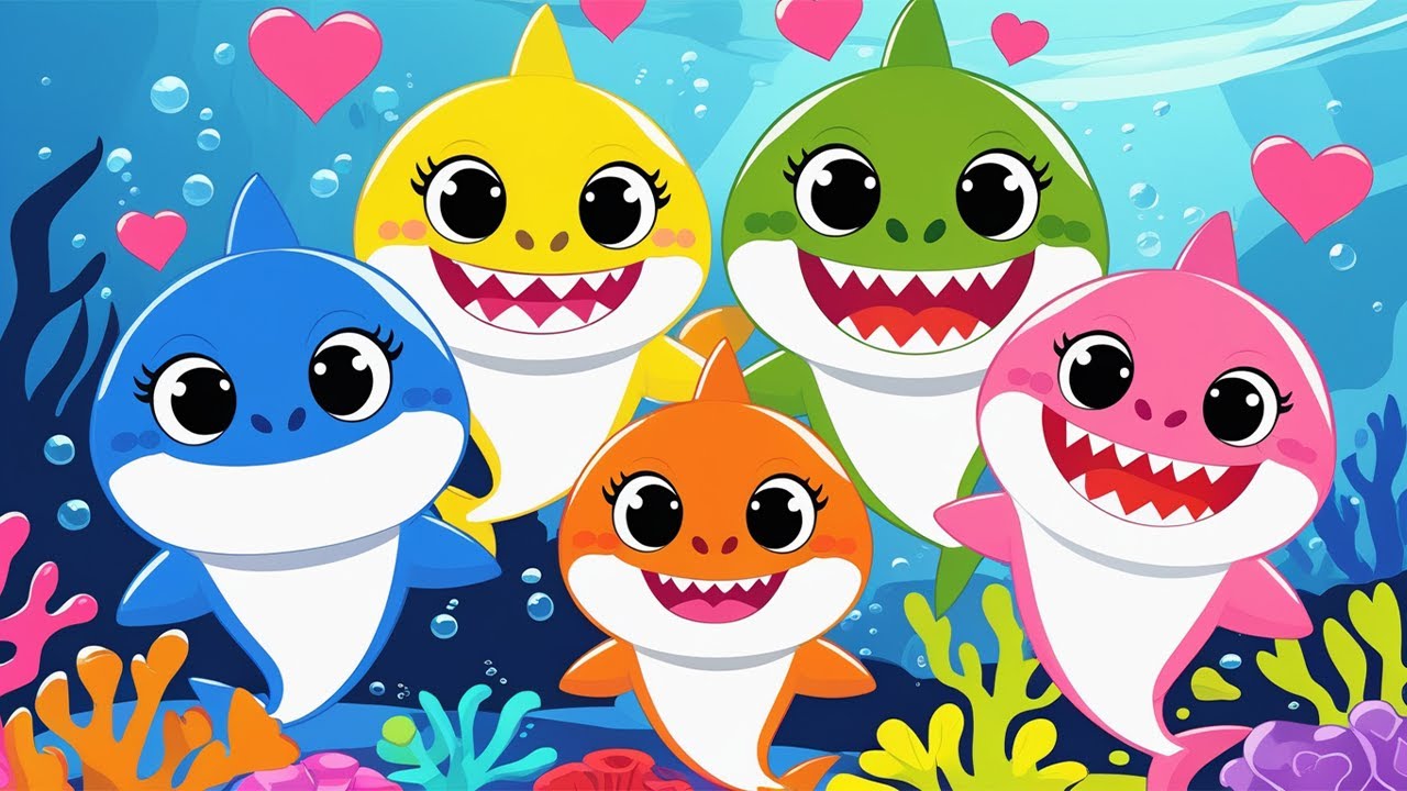 🐳 Baby Shark 🦈 Música Divertida para Niños Felices 😄 Canción del ...