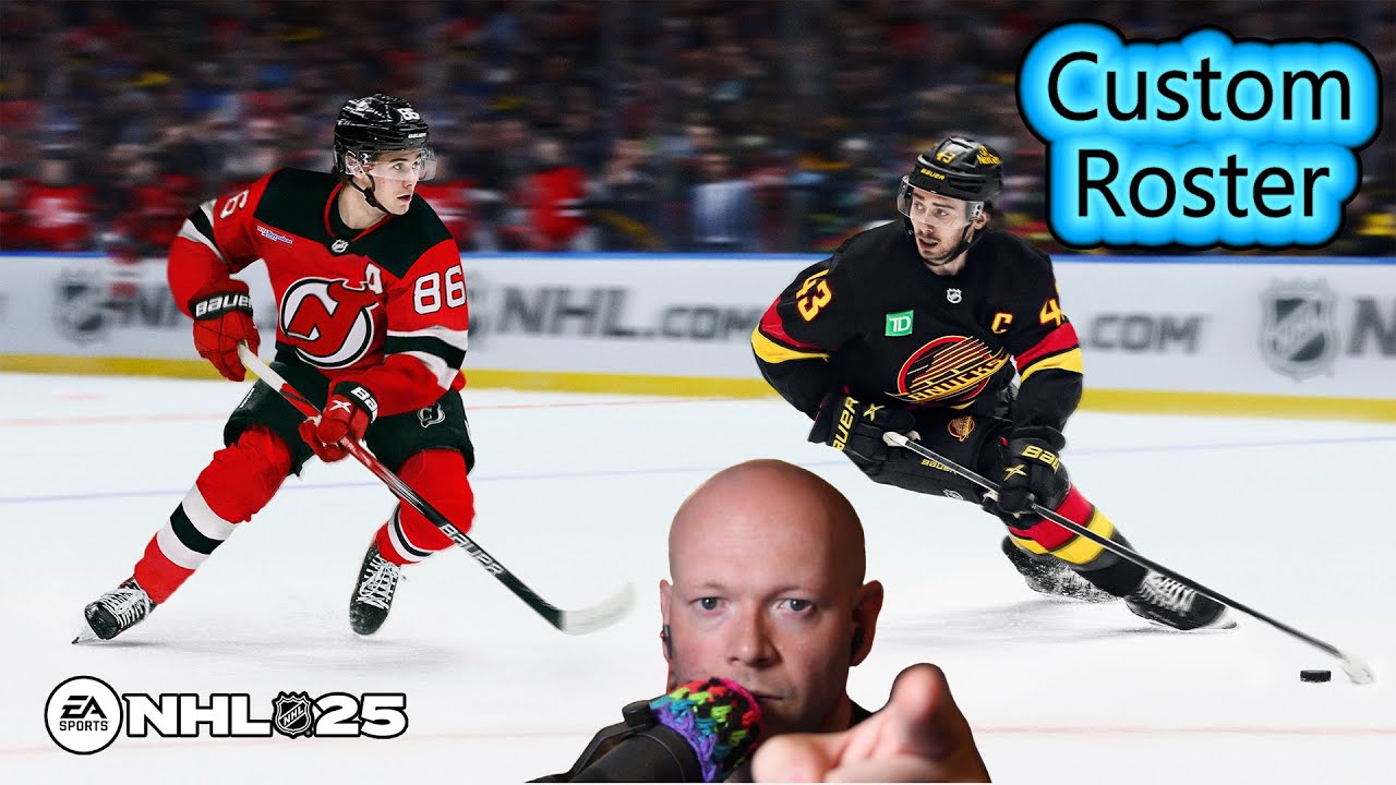 NHL 25 How To Create A Custom Roster And Edit Lines - YouTube