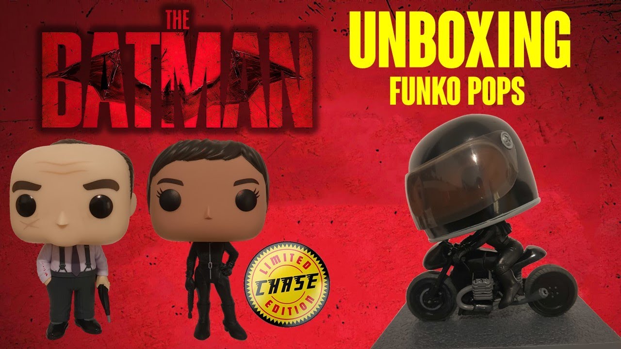 The Batman | Funko Pop Limited Edition y Catwoman motorcycle - YouTube