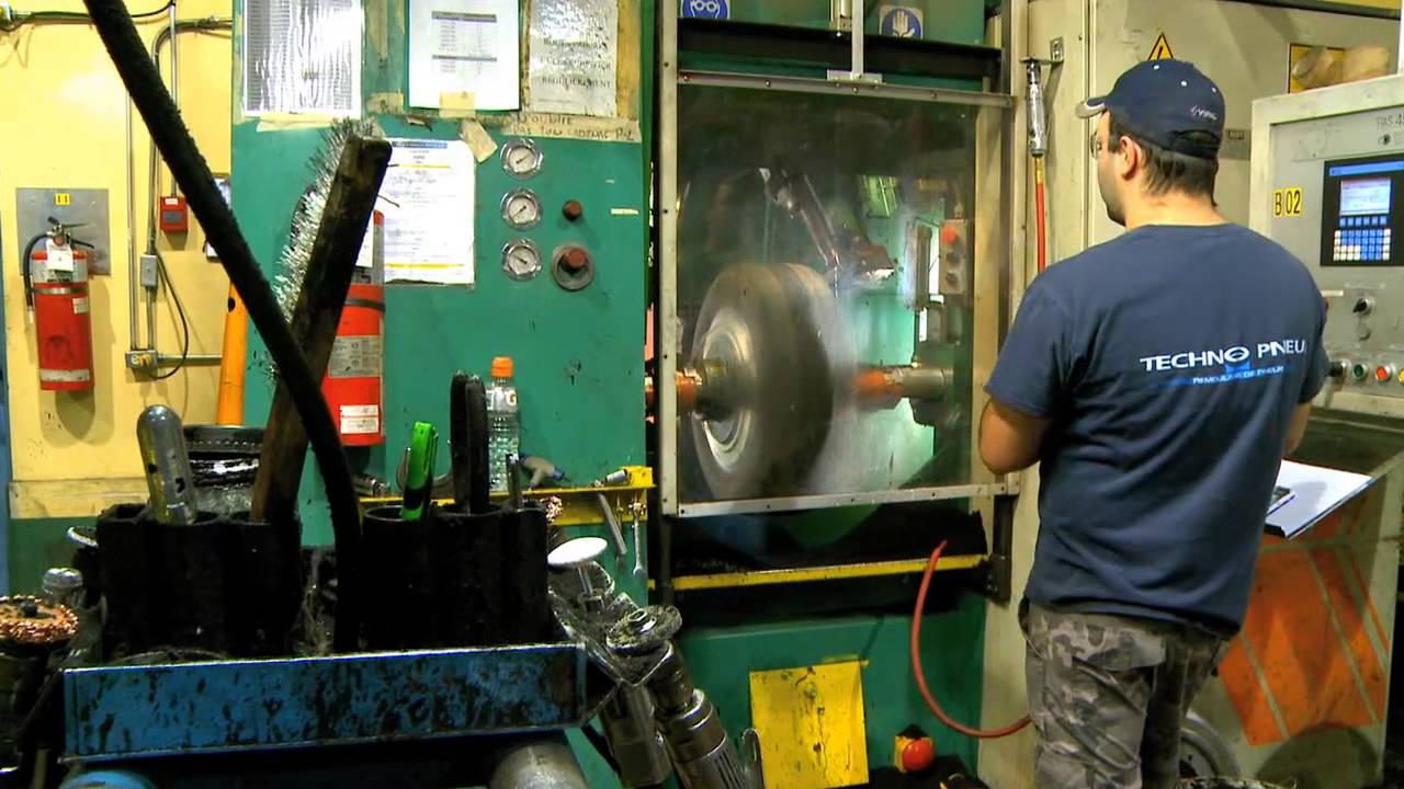Techno Pneu Inc usine de remoulage - YouTube