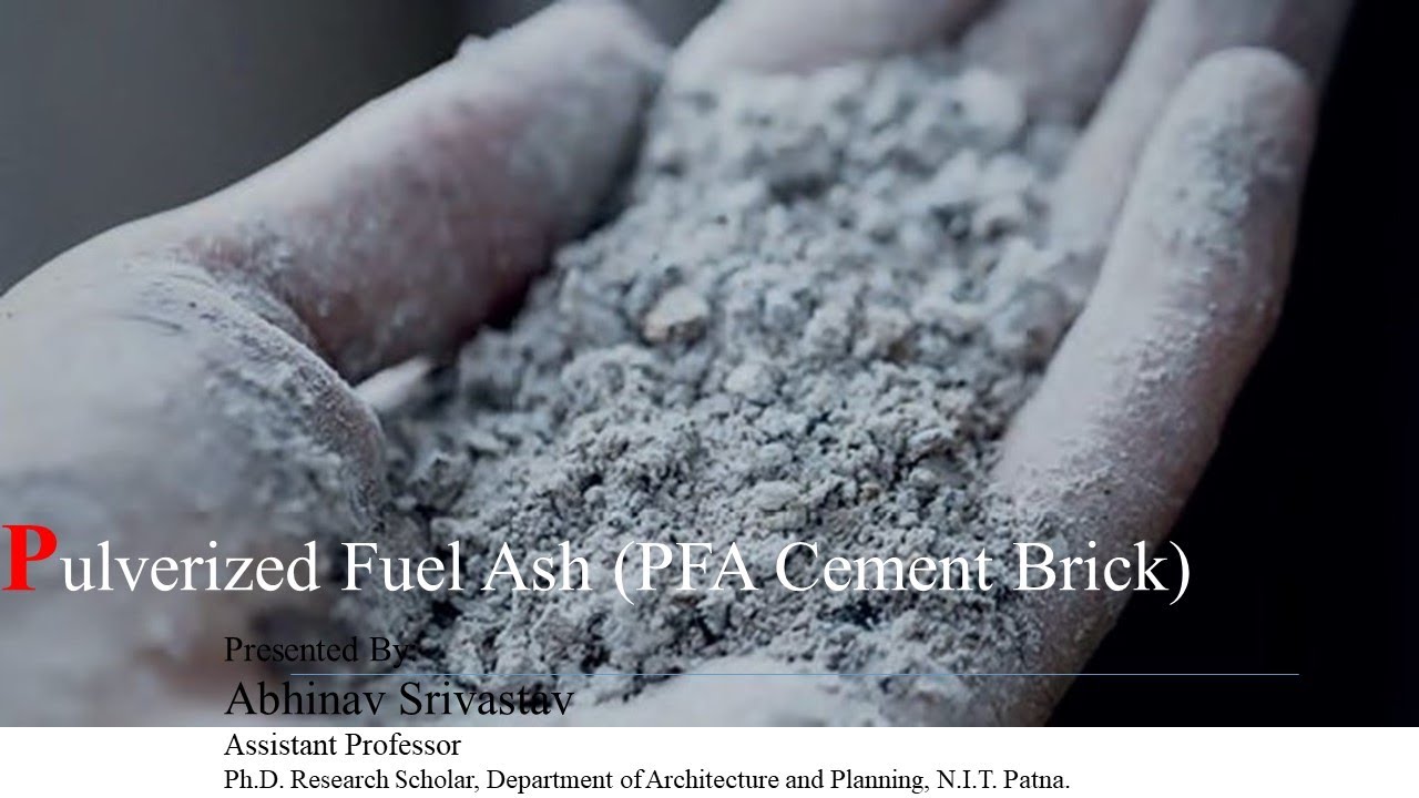 Pulverized Fuel PFA Cement brick | Building Material - YouTube