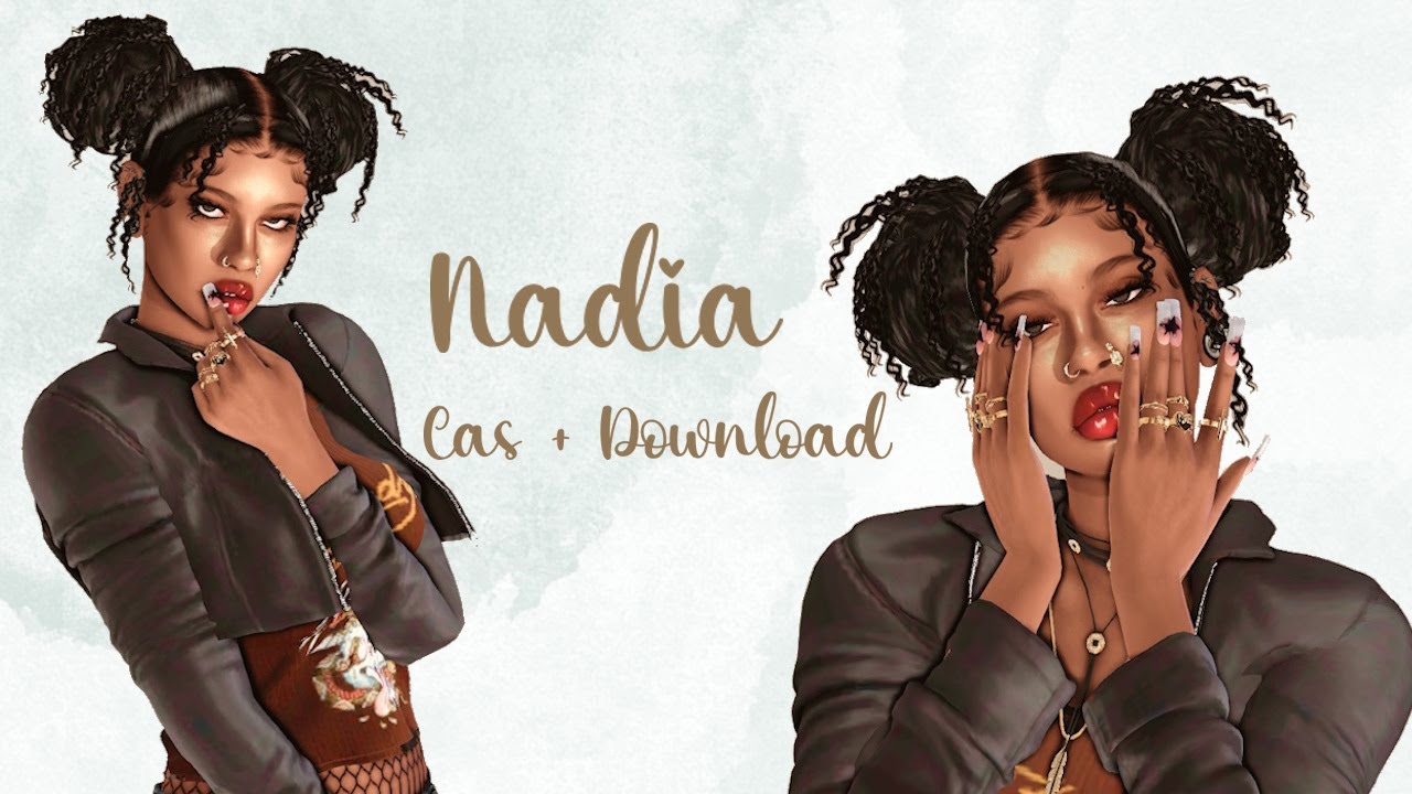Sims 4| Nadia Speed Cas + Sim Download - YouTube
