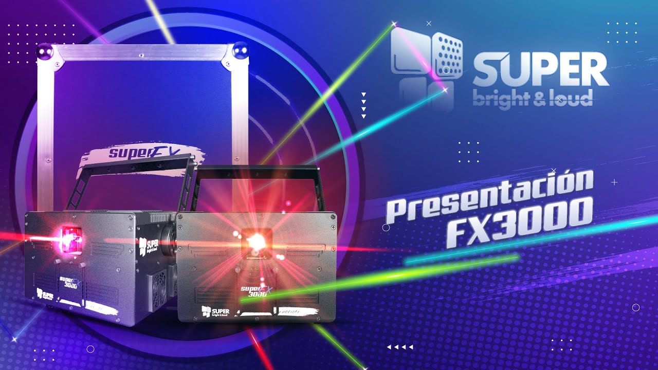 Presentación SUPER FX3000 / Live - YouTube