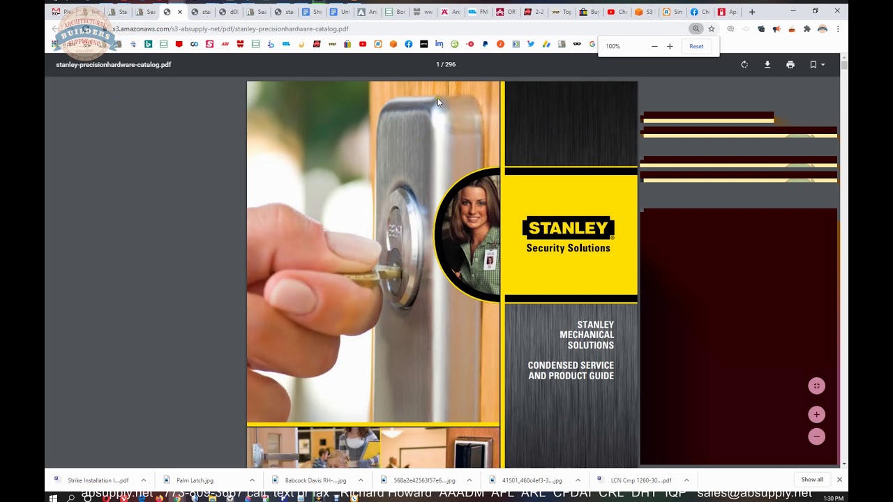 Stanley Security Solutions Co S988 Ste S988 Strike For 2400 ...