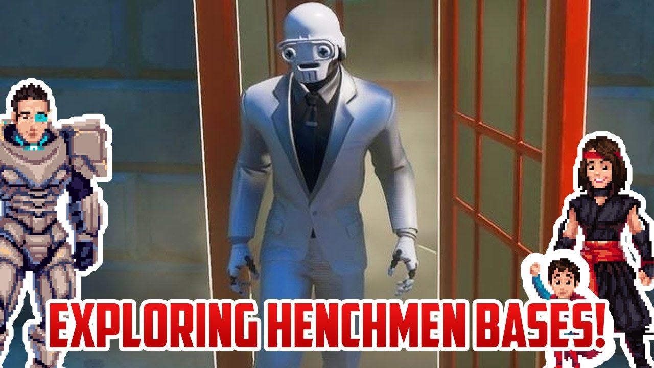 Fortnite: EXPLORING THE HENCHMEN BASES - YouTube