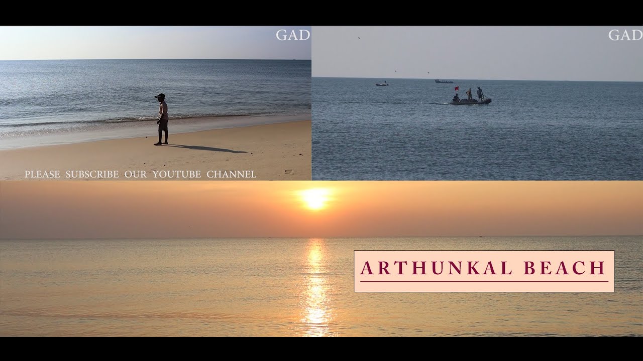 ARTHUNKAL BEACH 2| 4k video |GAD STUDIOS SUNEESH JOHAN A.D | Alappuzha |Beauty of Kerala ...