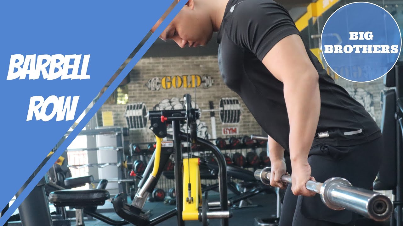 Barbell Row (hướng dẫn tập) - Barbell Row Tutorial - YouTube