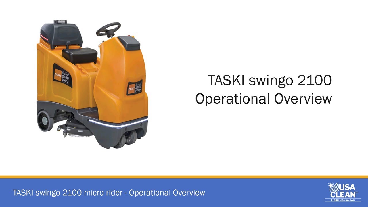 TASKI swingo 2100 Operational Video - YouTube