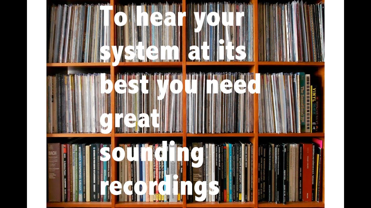 Some of my best sounding recordings #AudiophiliacDaily - YouTube