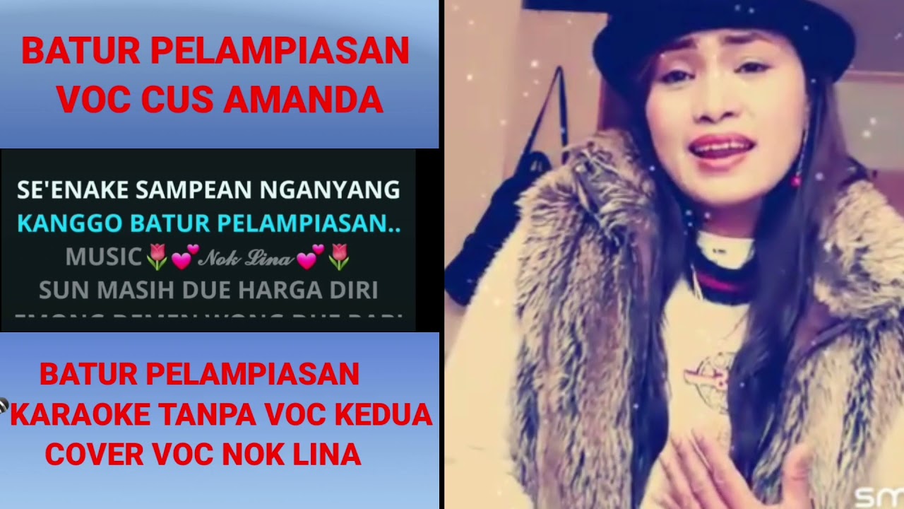 BATUR PELAMPIASAN Voc : Cus Amanda 🎤KARAOKE TANPA VOC KEDUA :COVER ...