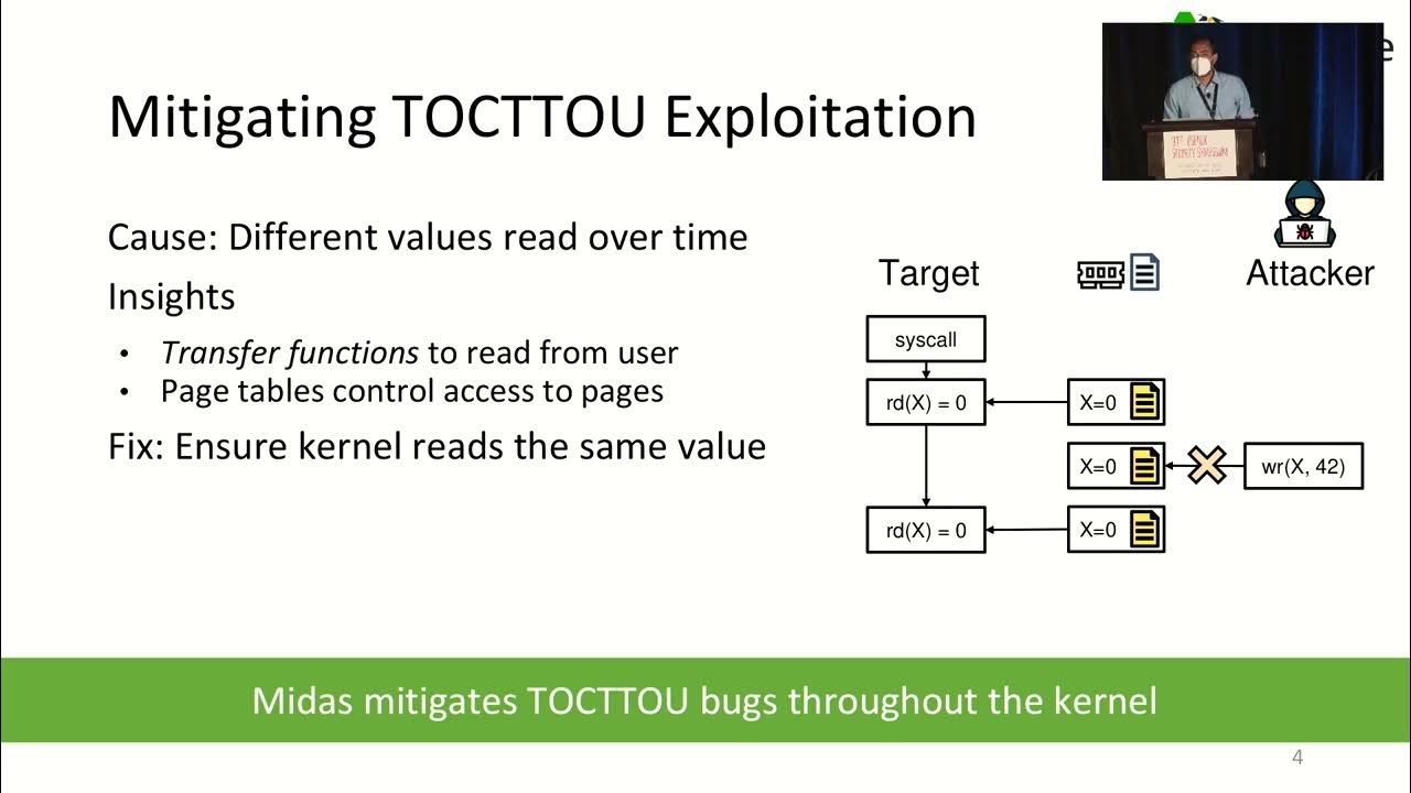 USENIX Security '22 - Midas: Systematic Kernel TOCTTOU Protection - YouTube