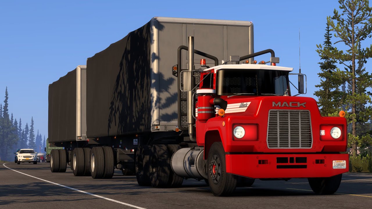 970.2 / ATS V1.50 / Mack R-Series / Работаем по Аляске. - YouTube