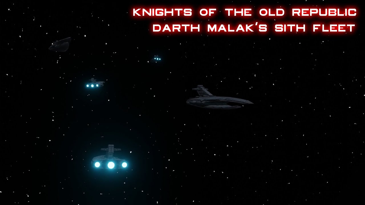 Star Wars: Darth Malak's Sith Fleet - YouTube