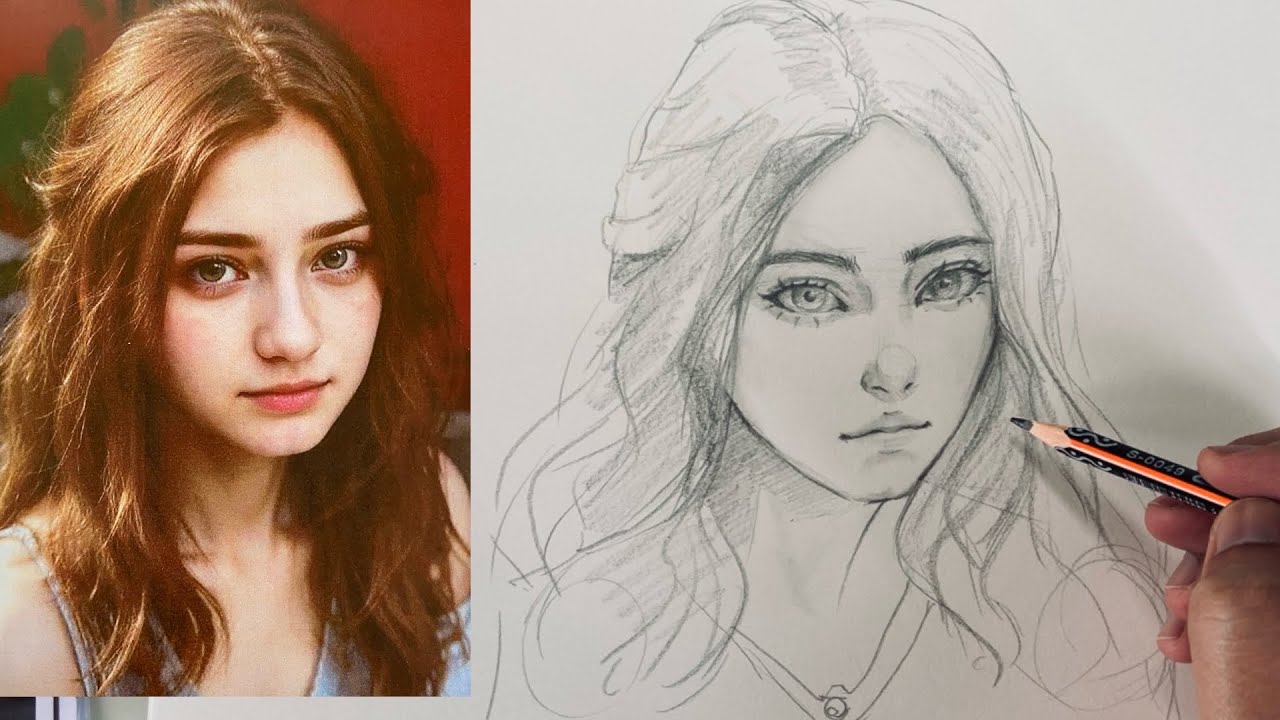 Portrait Drawing HACKS You Never Knew Existed - YouTube