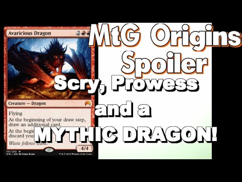 New Mtg Origins Spoilers! Avaricious Dragon (and some Serum Visions ...