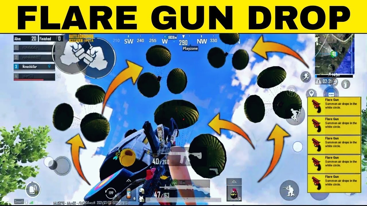 Unlimited flare Drop #bgmi #battlegroundmobileindia - YouTube