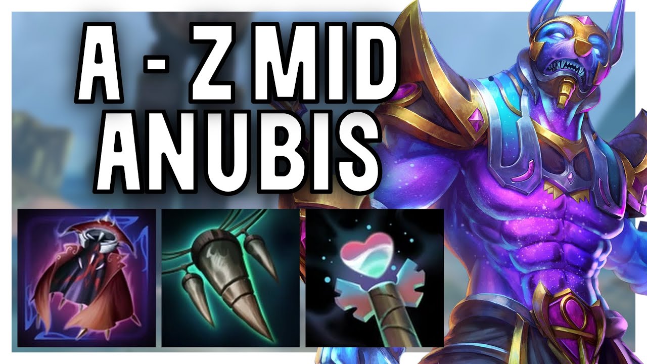 A - Z SMITE MAGES, CRAZY NEW LIFE STEAL BUILD FOR ANUBIS - YouTube