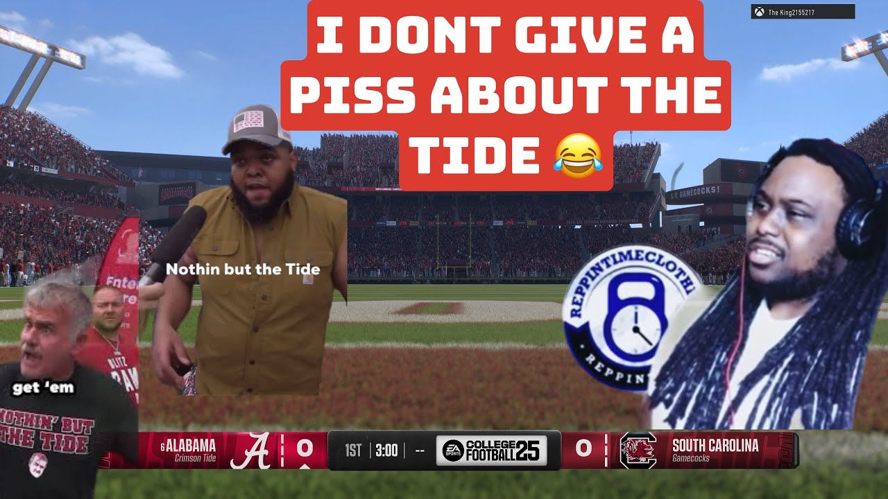 TIER 3 GAMECOCKS VS ALABAMA WHAT CAN GO WRONG? - YouTube