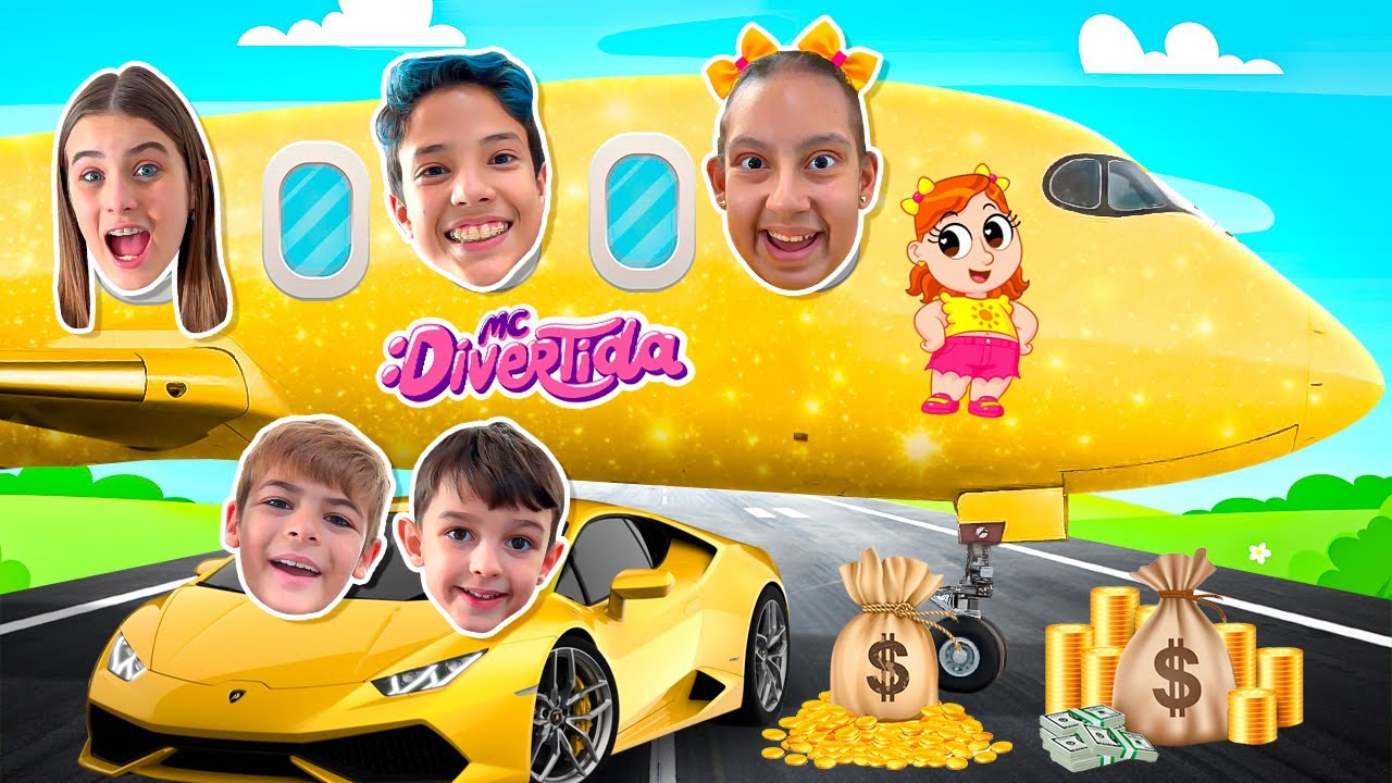 Maria Clara e amigos querem ser ricos e aprendem como ganhar dinheiro ...
