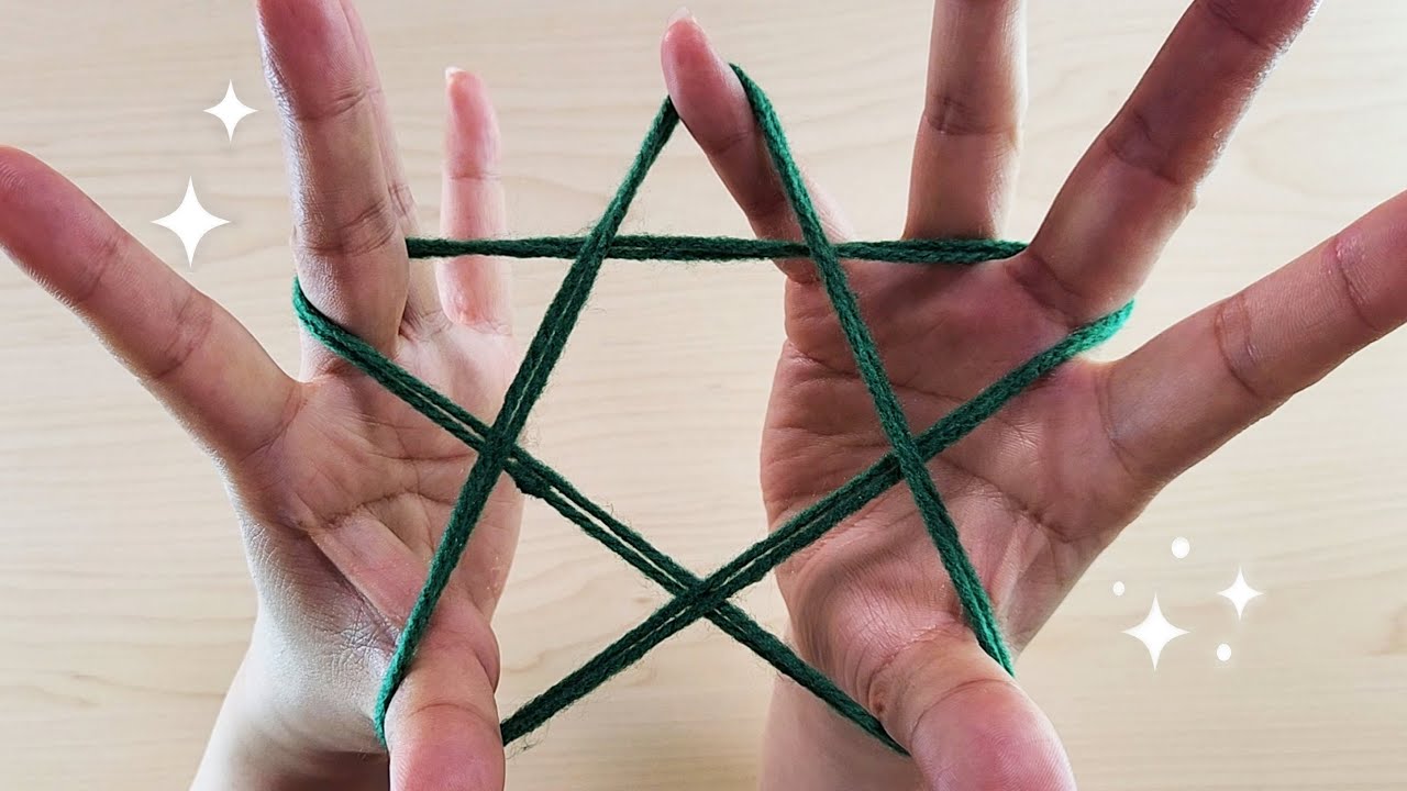 【あやとり遊び】星🌟 How to Play Cat’s Cradle l String game #星#Star#तारा#マジック ...