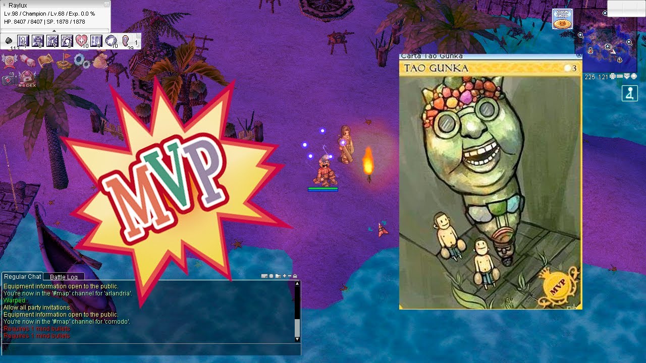 Ragnarok Online Champion Farm //MVP Asura Tao Gunka // - GamePlay ...