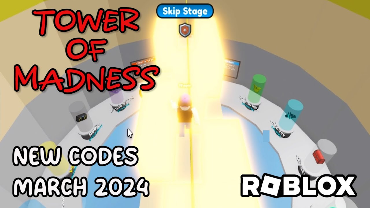 Roblox Tower of Madness New Codes March 2024 - YouTube