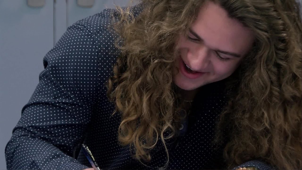 Unicoi's Brett Strother signs with ETSU - YouTube