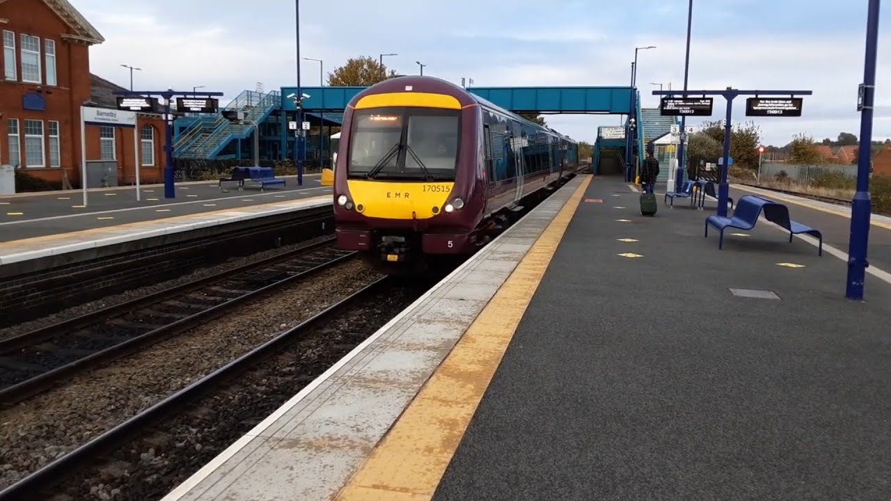 EMR Class 170 Arriving at Barnetby (06/11/21) - YouTube