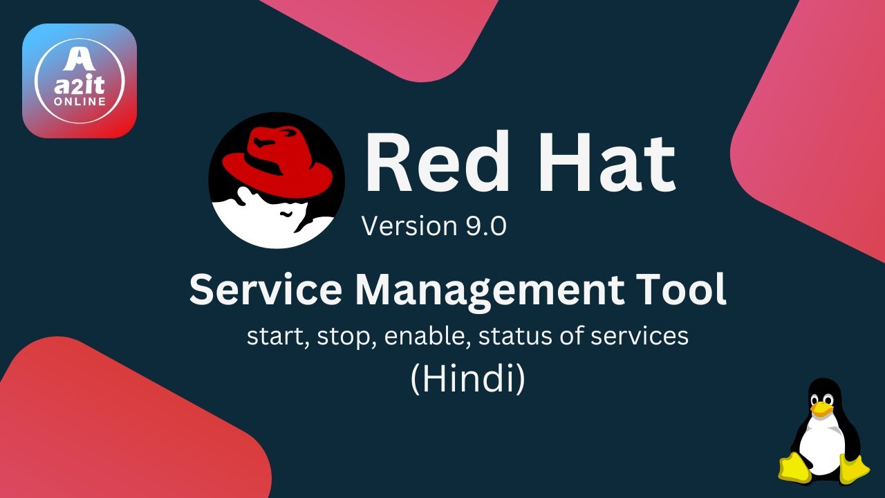 Services Management Tool in Redhat Linux 9.0 | A2it Online - YouTube