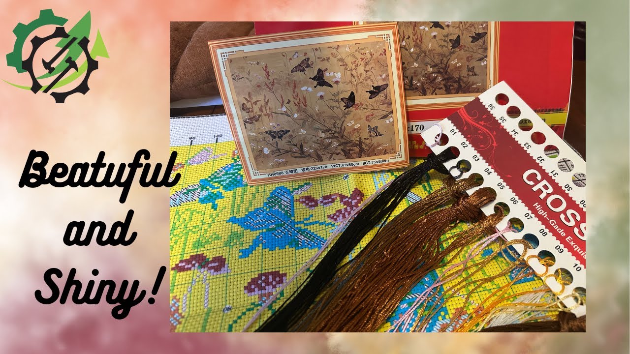 oGorgeous Silky Kit from #sevengreat #crossstitch - YouTube