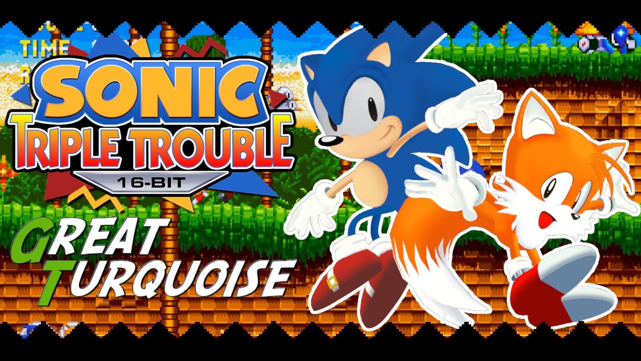 Sonic Triple Trouble 16 Bit Part 1 Great Turquoise (No Commentary ...
