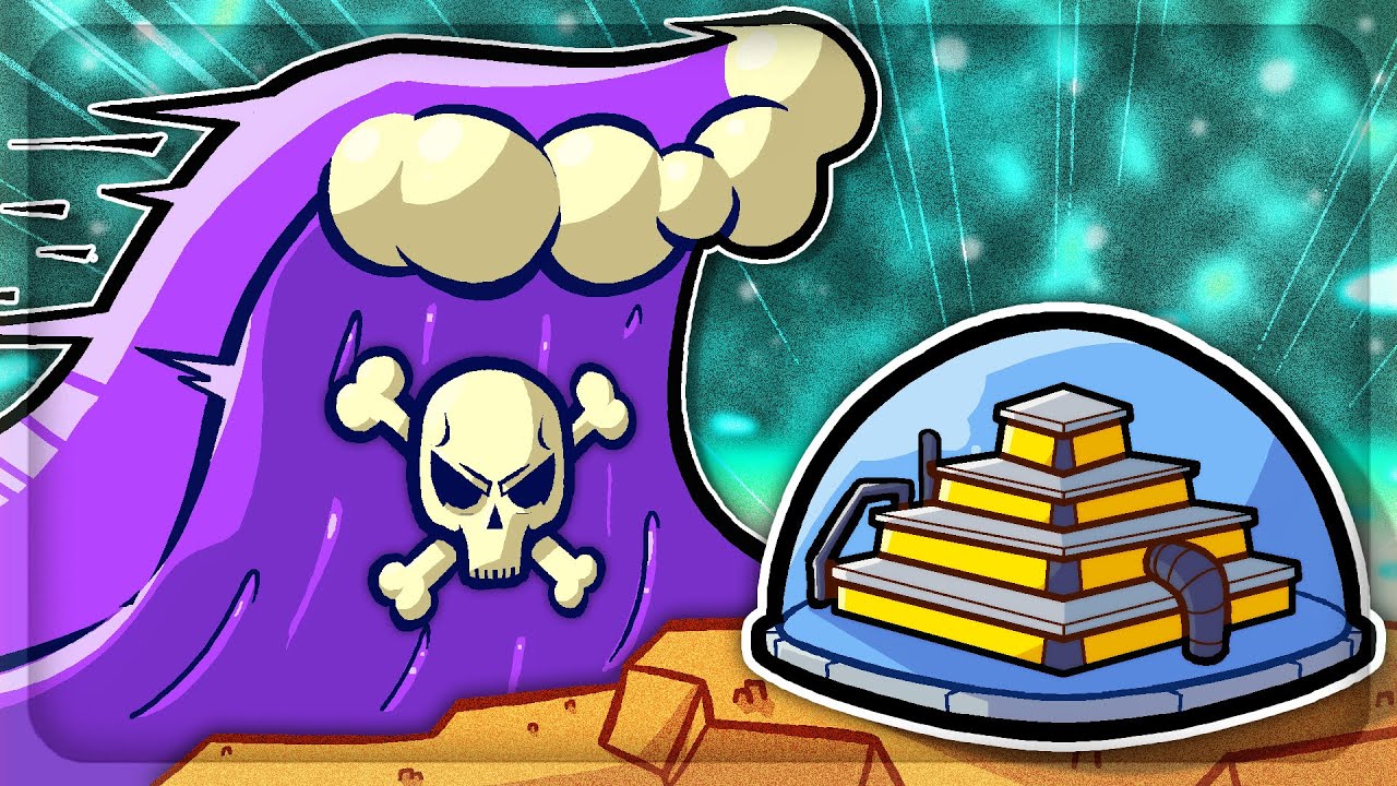 Defending my BASE from a TOXIC TIDAL WAVE - YouTube