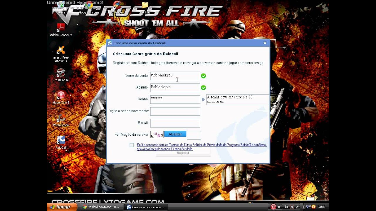 Tutorial do Raidcall Comando[BR] Clã de Crossfire Al - YouTube