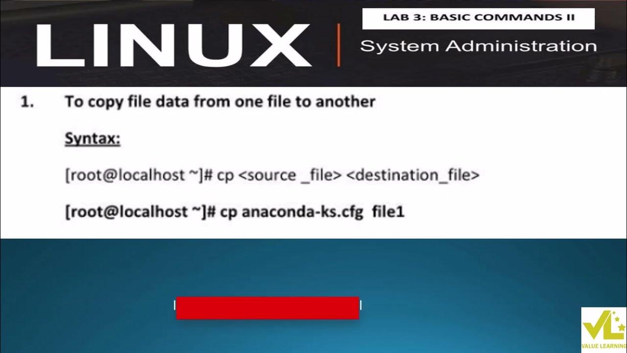 LAB 3 BASIC COMMANDS IN LINUX PART 2 | LINUX ADMIN VIDEOS IN TELUGU | LINUX CERTIFICATION ...