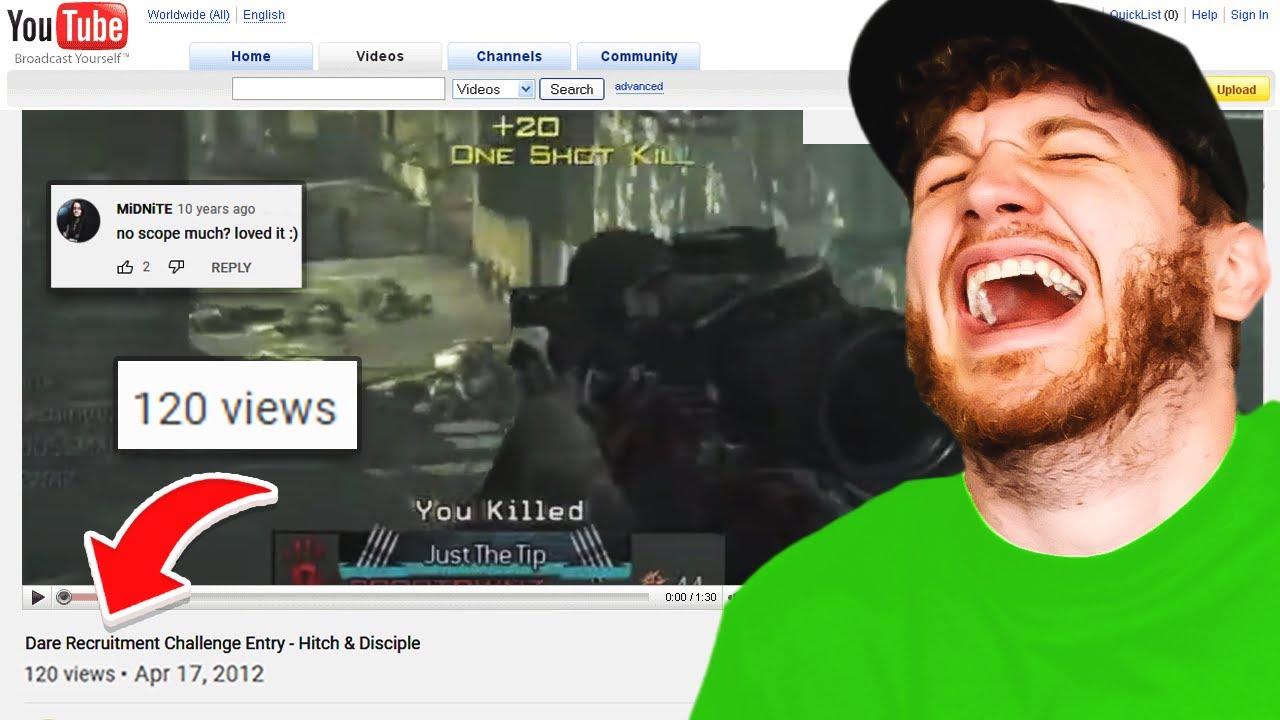 we found our old call of duty montages from 2010... - YouTube