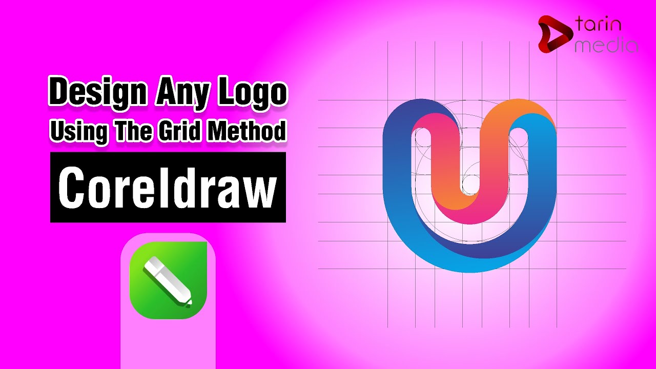 How To Design Any Logo Using The Grid Method CorelDraw - YouTube