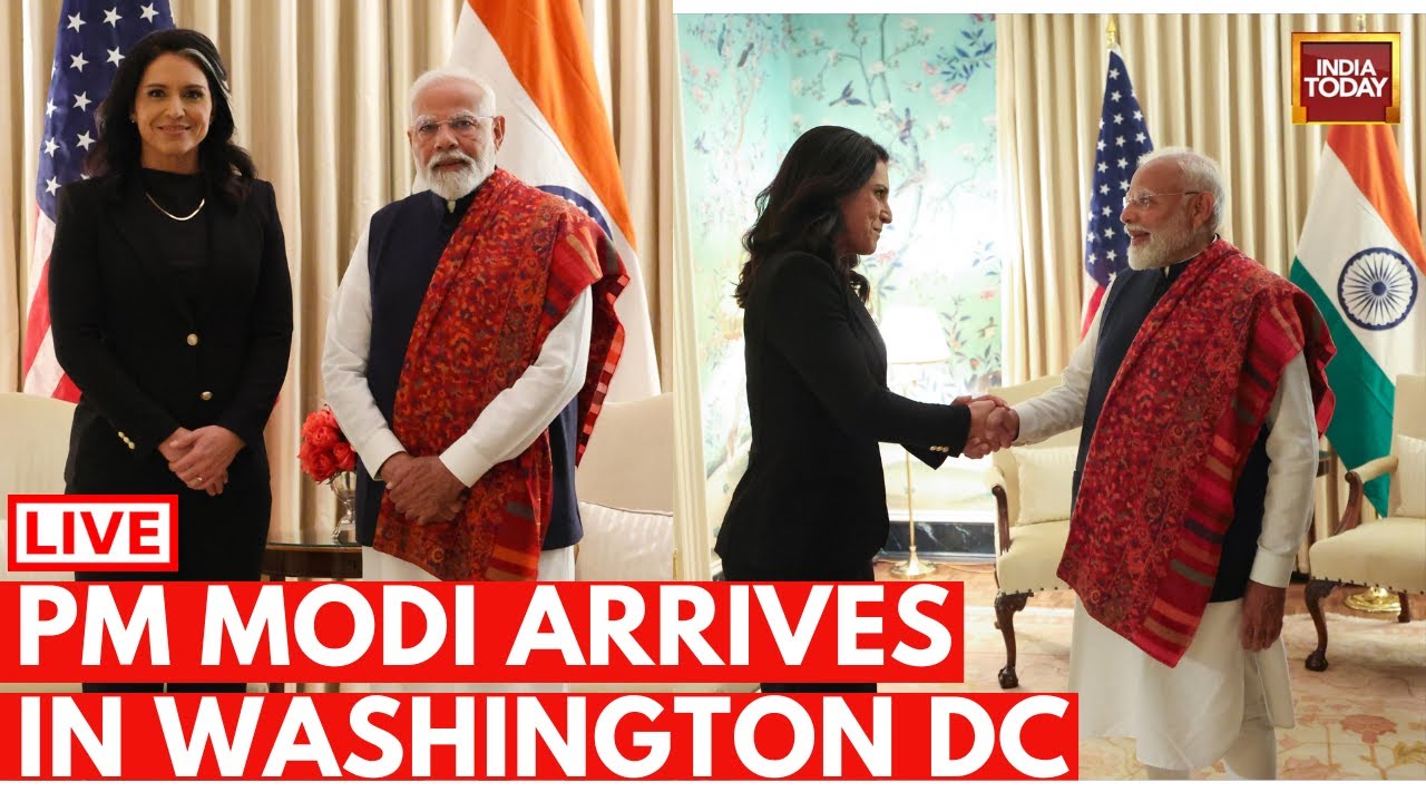 PM Modi US Visit LIVE: PM Modi Arrives In Washington, DC, Will Hold ...