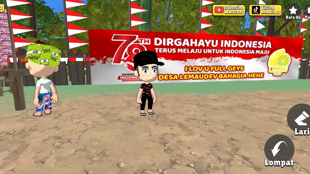 AKU BERMAIN GAME LOMBA 17 AGUSTUS DI PLAYSTORE! Simulator 17 Agustusan ...