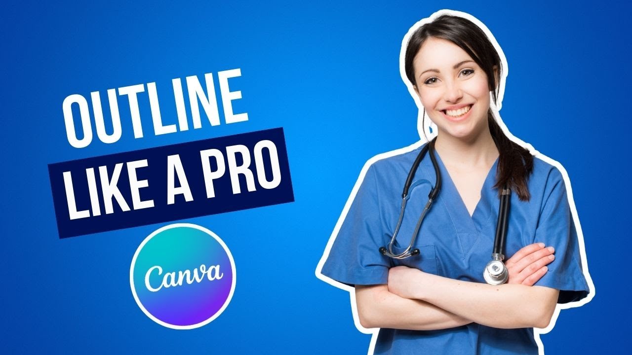 How to Trace and Outline a Person in Canva Like a Pro - YouTube