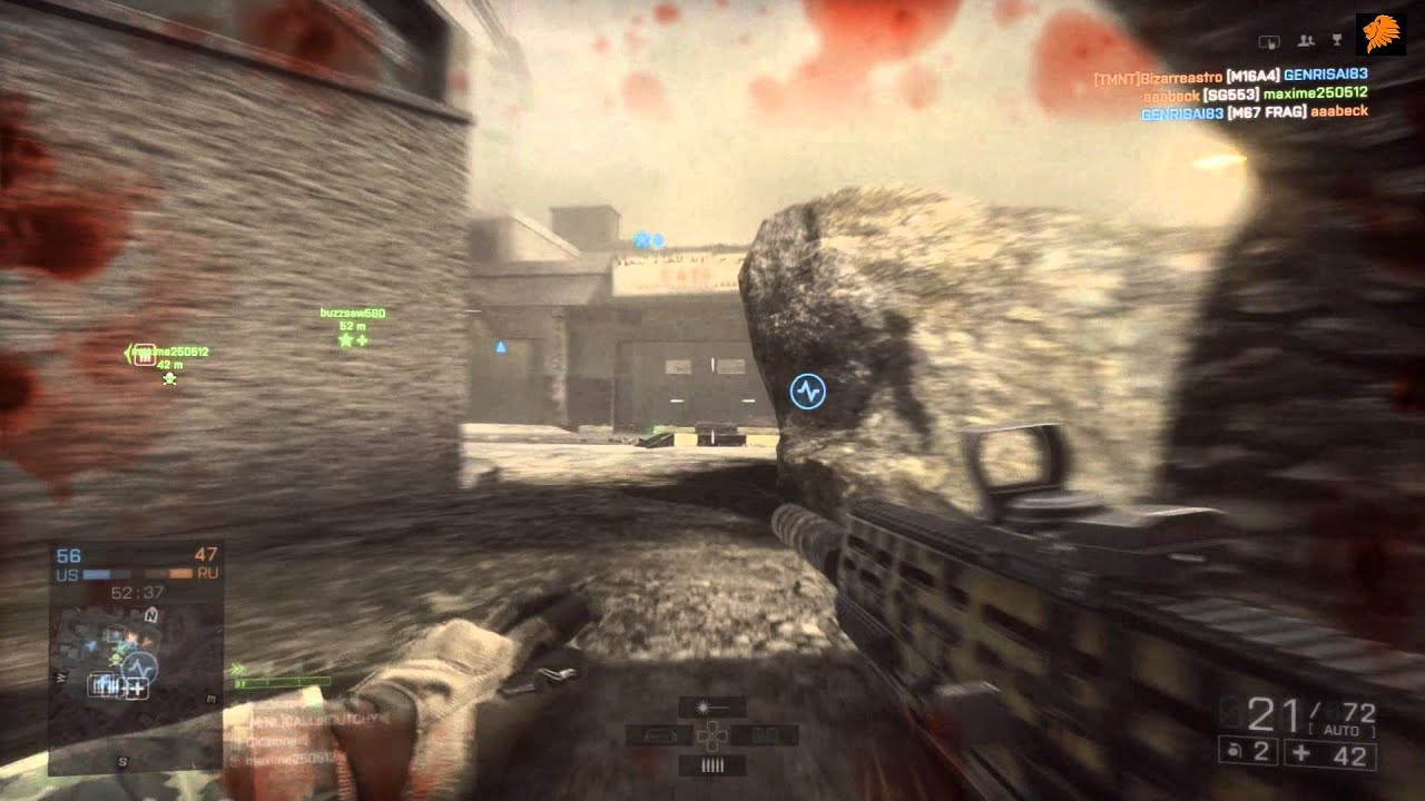 BF4 - Bulldog With Coyote Sight Gameplay - YouTube