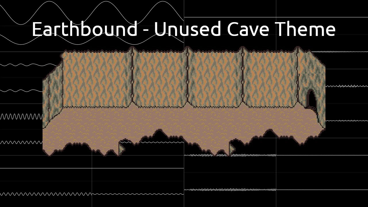 Earthbound - Unused Cave Theme | Oscilloscope view - YouTube