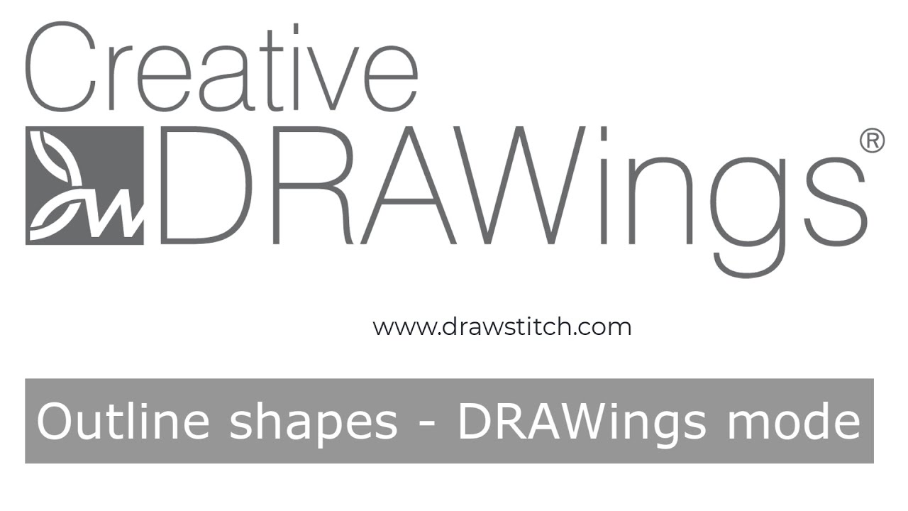 Digitizing Outline Shapes with DRAWings Mode in Creative DRAWings ...