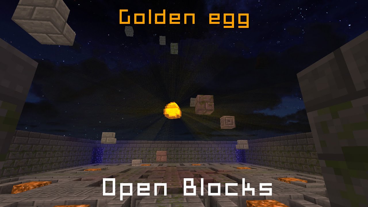 Open Blocks : Golden Egg & Mini Me - YouTube
